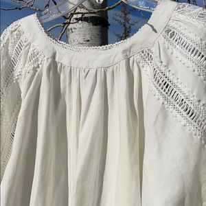 Sundance | Tops | 0 Cotton Embroidered Top From Sundance | Poshmark